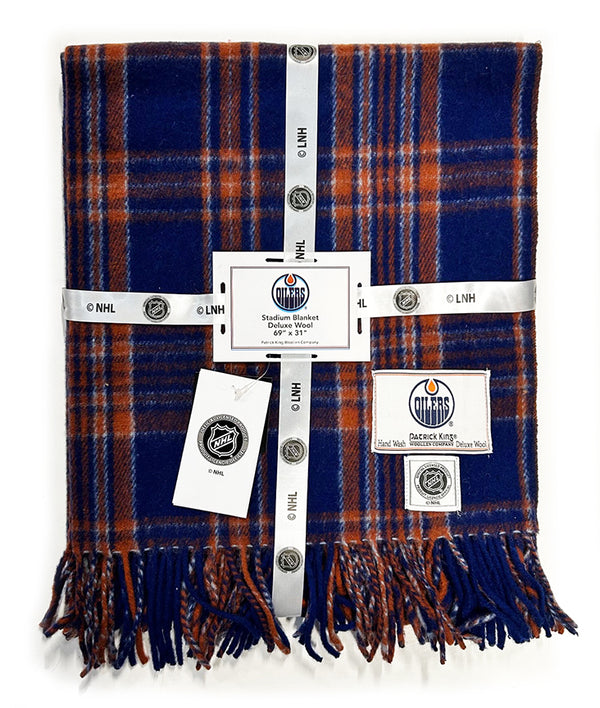 Edmonton Oilers Wool Stadium Blanket – Patrick King Woollen Company